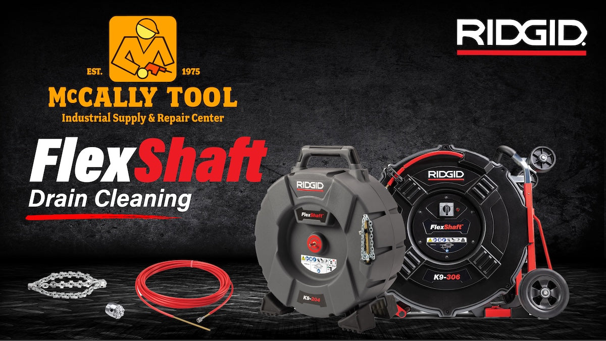RIDGID K9-204 FlexShaft Machines | McCally Tool and Supply | Industrial ...