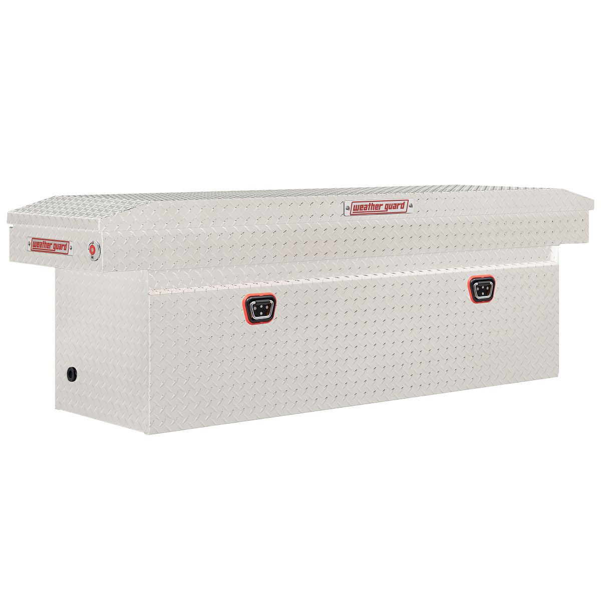 Weather Guard Model 123-0-04 Saddle Box, Aluminum, Full Deep, Clear, 1