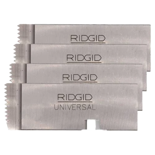 RIDGID 47770 1"-2"-11-1/2 NPT High-Speed RH Universal Pipe Dies (4pk ...