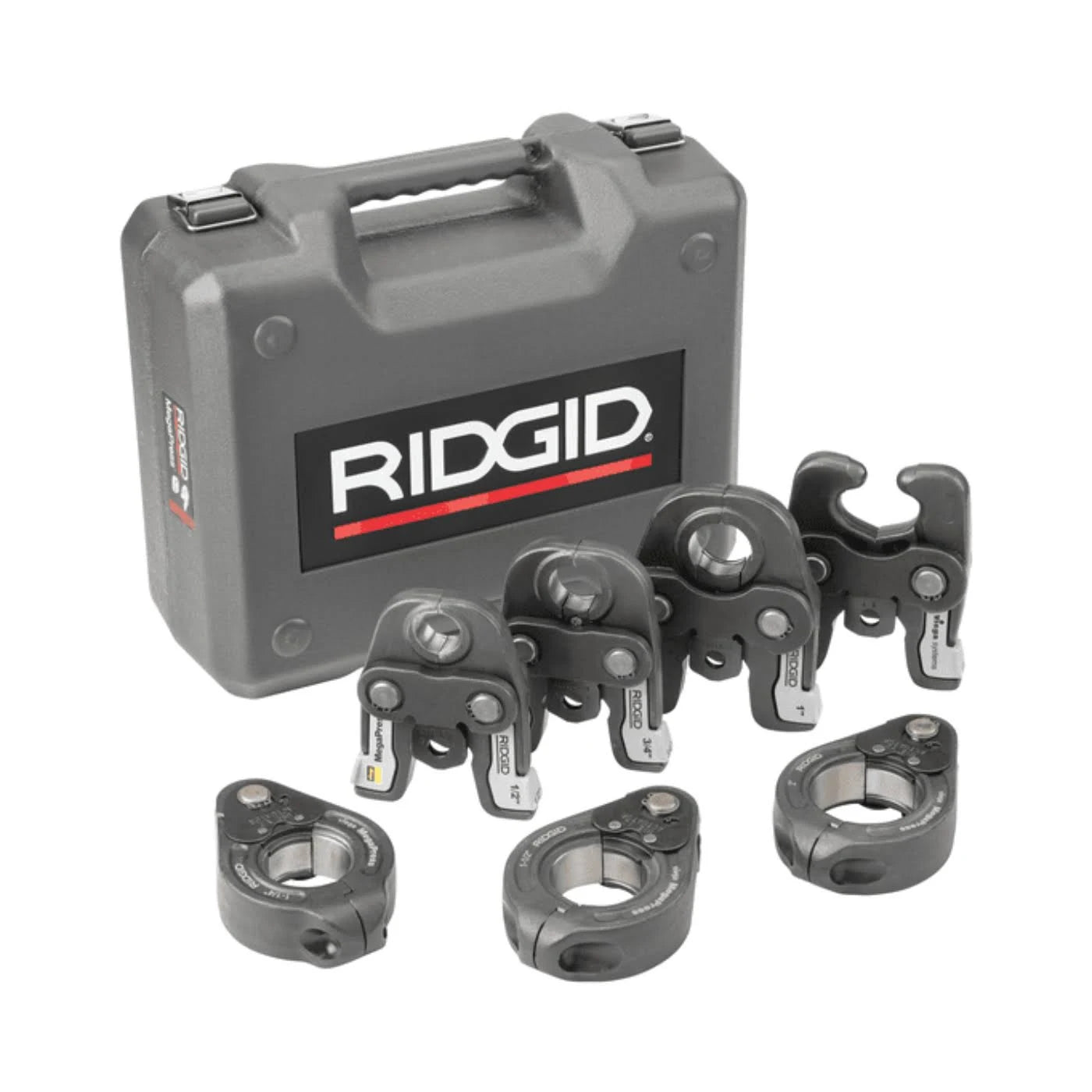 RIDGID 48553 MegaPress 1/2" - 2" Kit for Standard RIDGID Press Tools ...